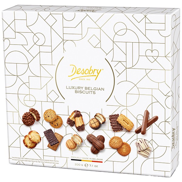 +Desobry Luxury Belgian Biscuit Cookies 200g/7.1 oz - SAKSCO Gourmet ...
