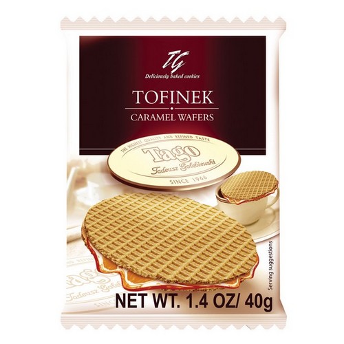 Tago Tofinek Wafers - Caramel 24/40g/1.4 oz - SAKSCO Gourmet Basket ...