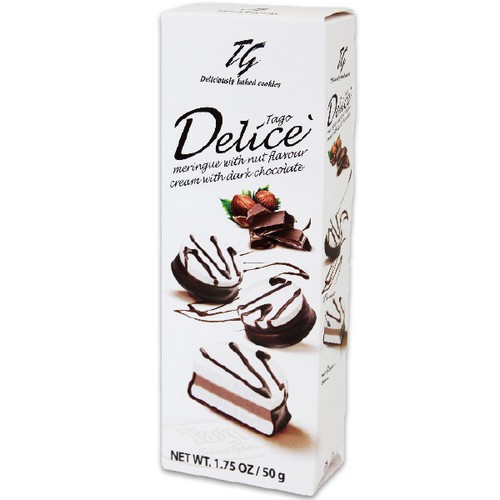 Tago Delice Dark Chocolate Cookies 18/50g/1.75 oz - SAKSCO Gourmet ...
