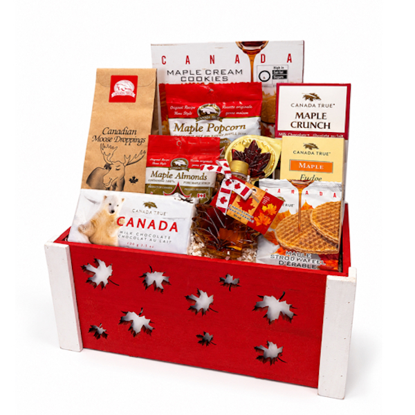 +Canadiana Large Gift Basket (11 items) - SAKSCO Gourmet Basket Supplies