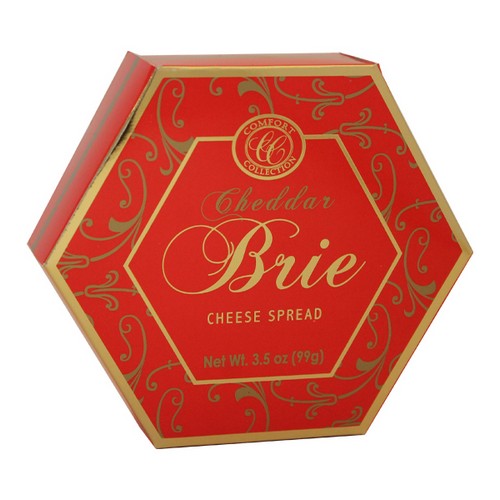 +Comfort Collection Cheddar Brie Flavored Cheese Spread Red 3.5 oz ...