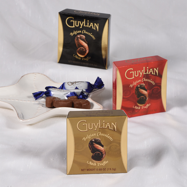 Guylian Belgian Chocolate Truffles Gold 22g/0.77 oz - SAKSCO Gourmet ...