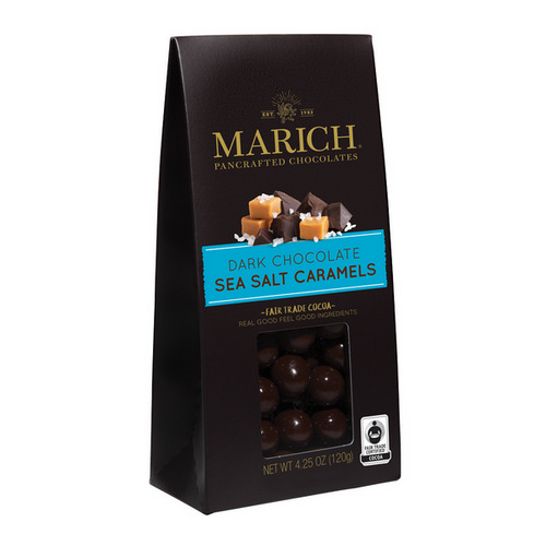 Marich Chocolates Dark Sea Salt Caramel 120g/4.25 oz - SAKSCO Gourmet ...