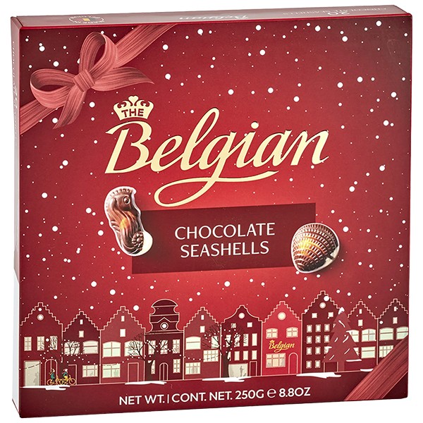 The Belgian Seashell Chocolates Christmas 250g/8.8oz - SAKSCO Gourmet ...