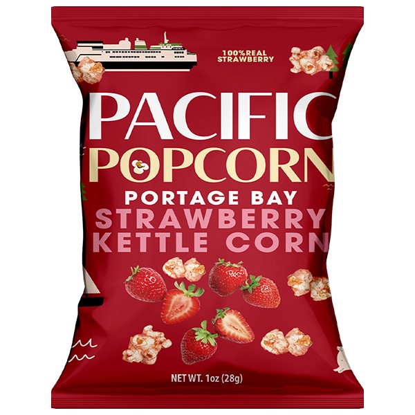 Pacific Popcorn Strawberry Kettle Popcorn 28g/1 oz - SAKSCO Gourmet ...